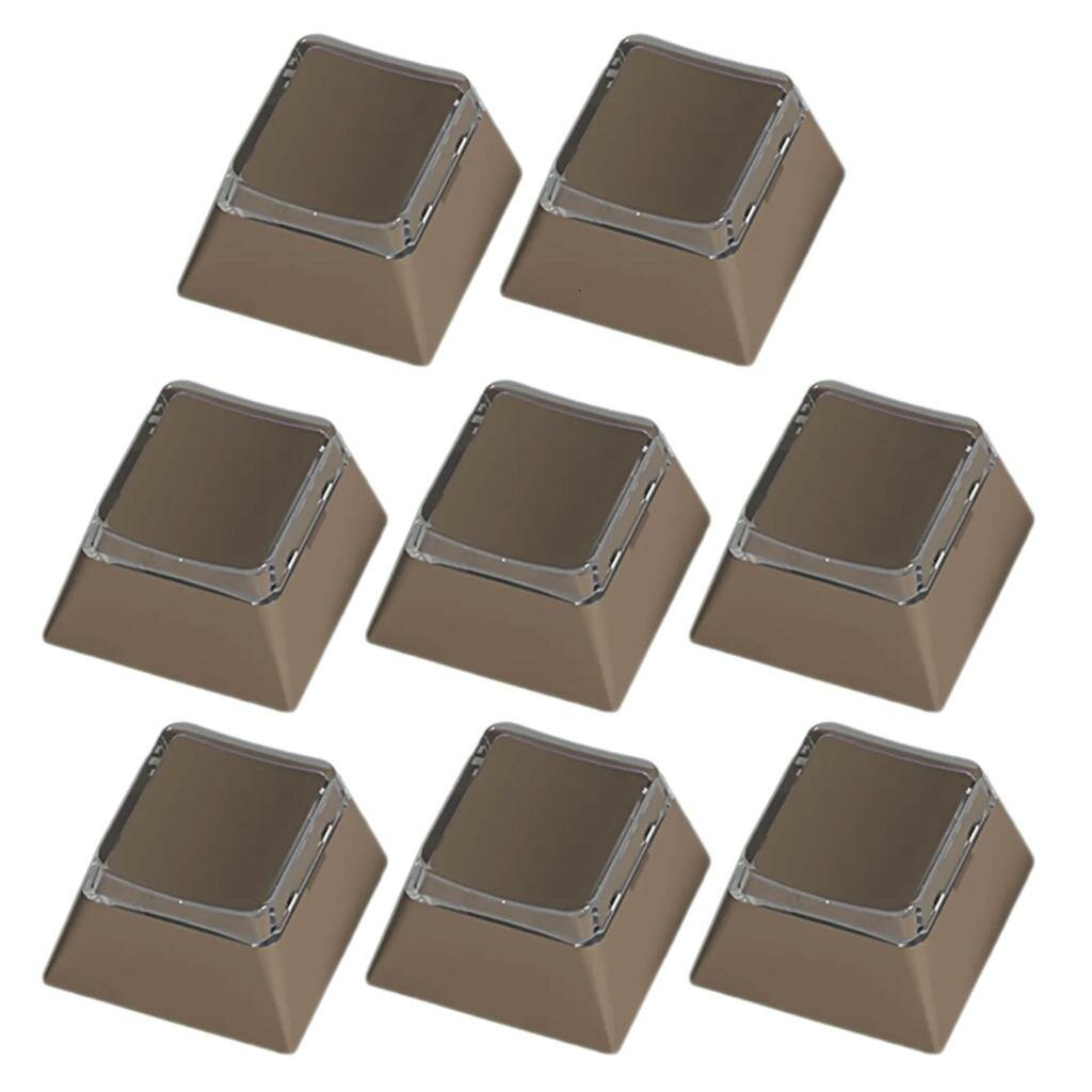 8 PBT Blank Keycap Set Original Height для механических клавиатур, Кофейный цвет