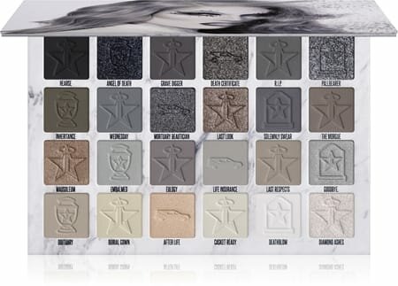 Тени для век Jeffree Star Cosmetics Cremated Artistry, 24 1.5 г, холодные оттенки