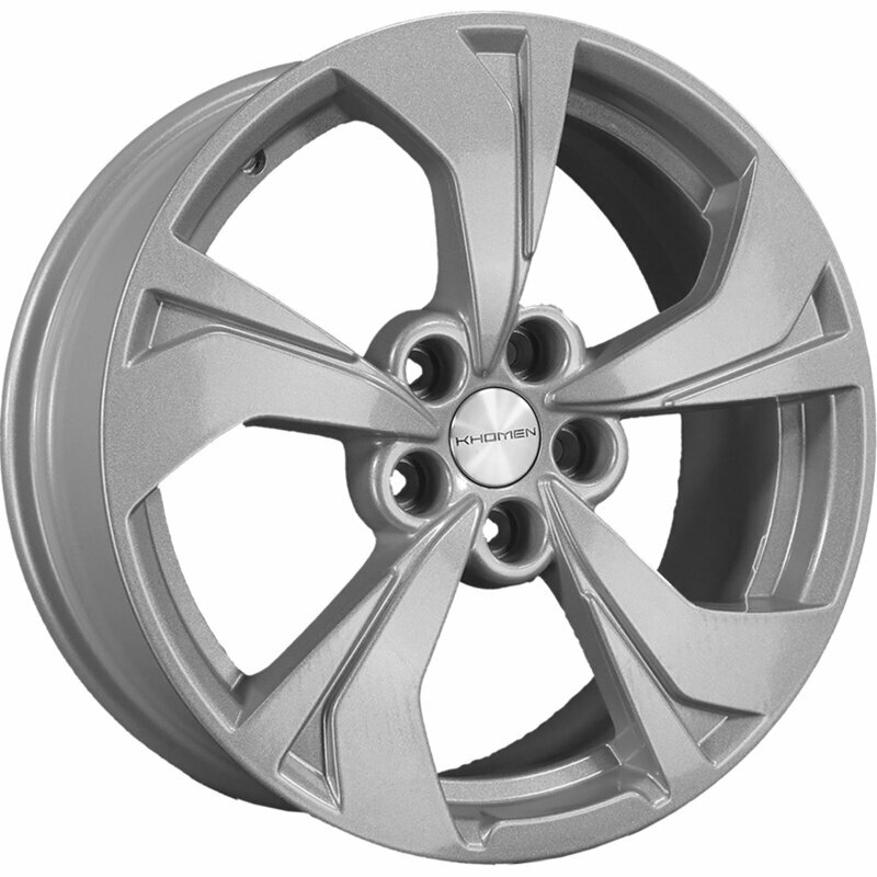 Литой колесный диск Khomen Wheels KHW1724 (CX-5/Seltos/Optima) 7x17/5x114,3 ET50 D67,1 F-Silver