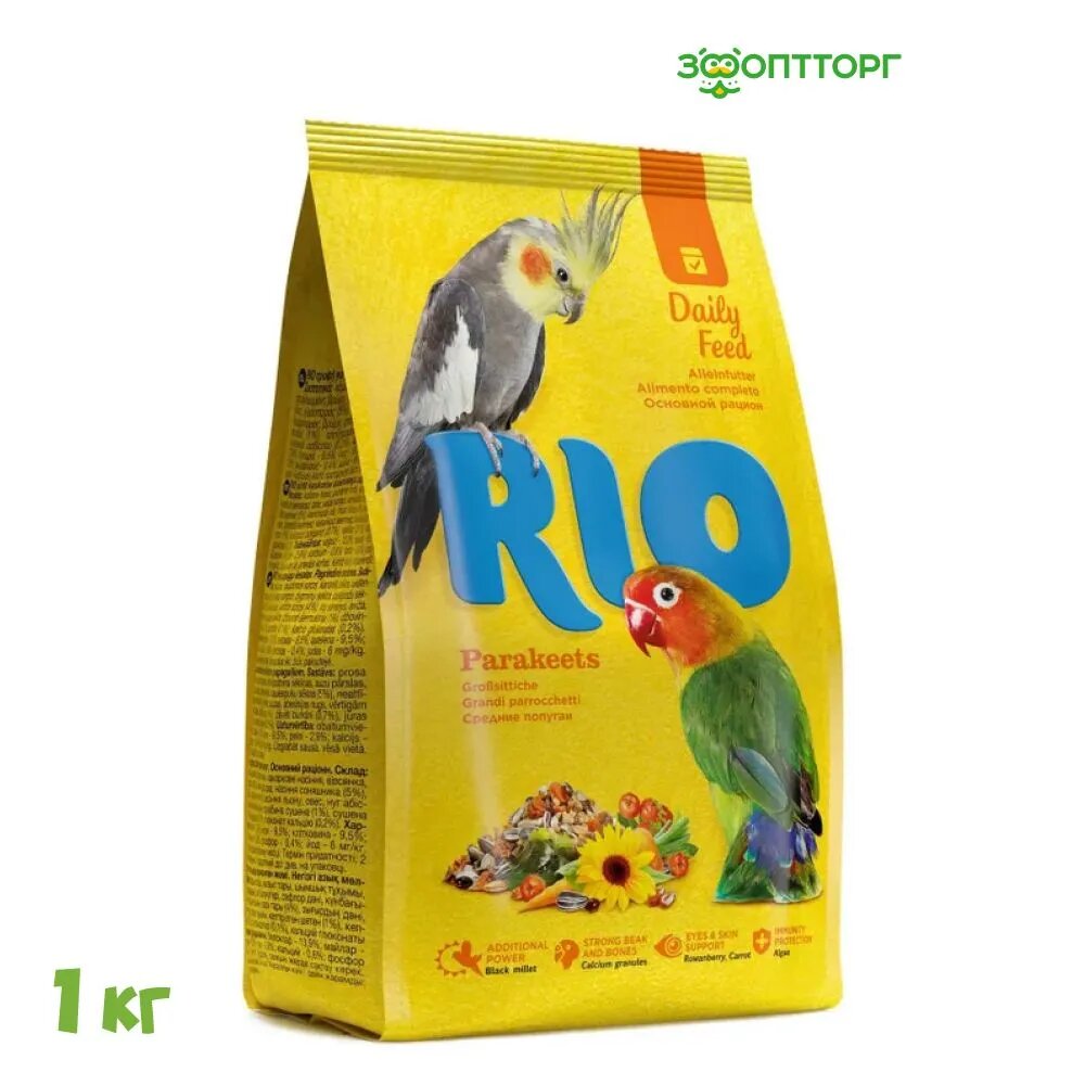 RIO Корм для средних попугаев