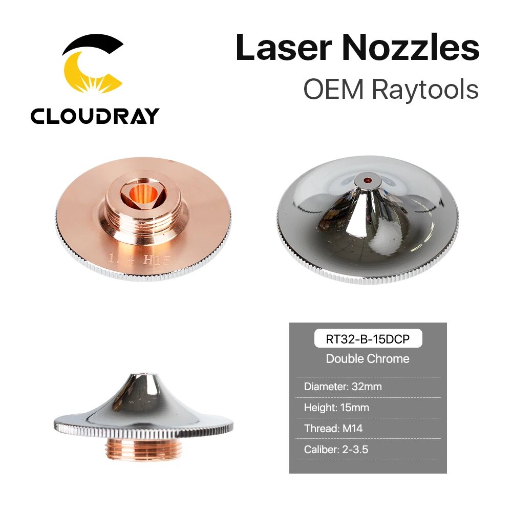 Насадка Cloudray Raytools Type B, Калибр 3.0mm, Single Layer — фото 1