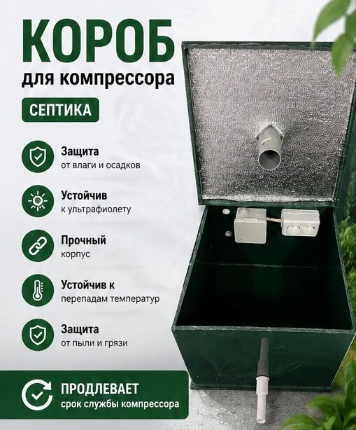 Короб вентиляционный для компрессора