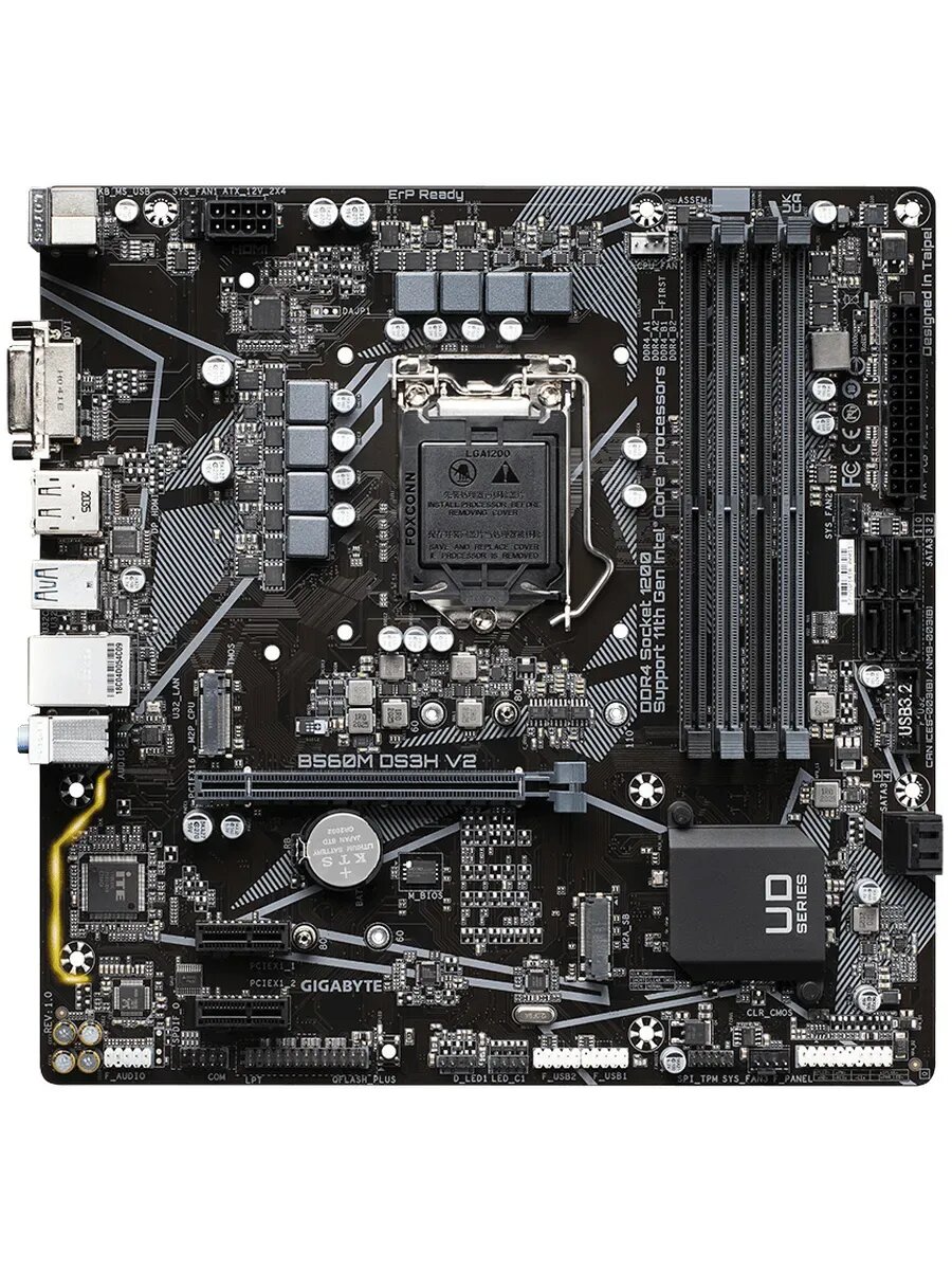 Материнская плата B560M DS3H V2 LGA 1200, DDR4