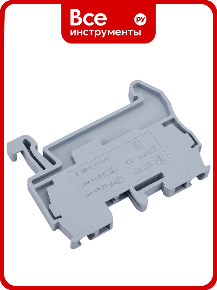 Колодка EKF клеммная, пружинная, JXB-ST-2.5 31А серая 50 шт. PROxima plc-jxb-st-2.5, для подключения и разветвления