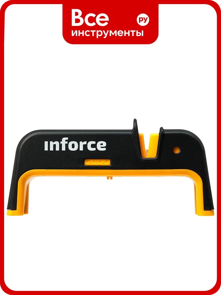Точилка для топоров Inforce 06-12-07, керамическое лезвие, прочный пластик, механическое действие, черно‑желтый
