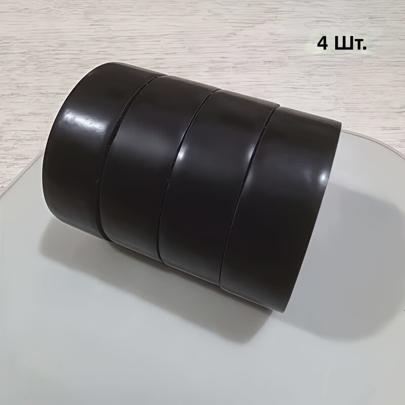 Черная изолента 4 шт, термостойкая, огнестойкая, изоляционная лента, для внутреннего и наружного применения, 118.11 дюймов на рулон