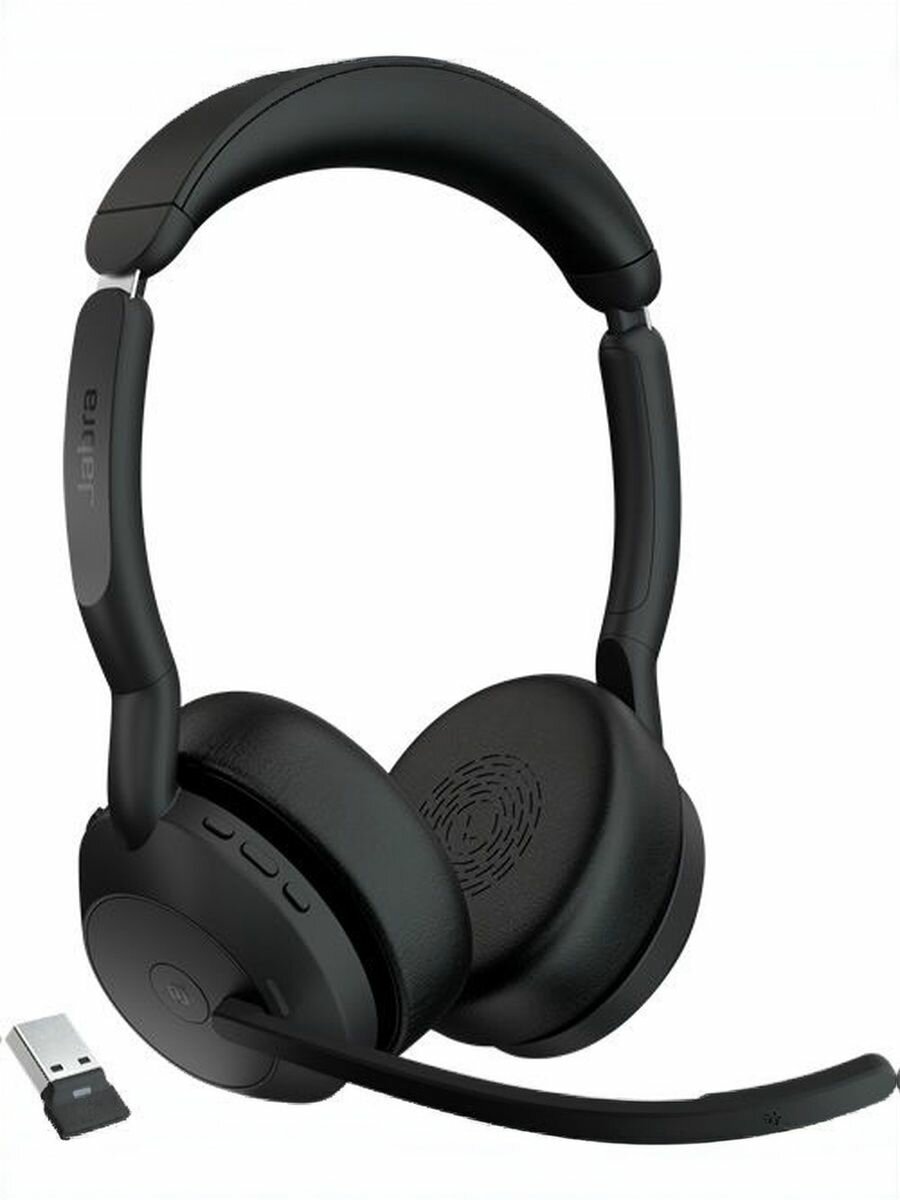 Jabra Evolve2 55 Stereo MS беспроводная гарнитура, Link380a ( 25599-999-999 )