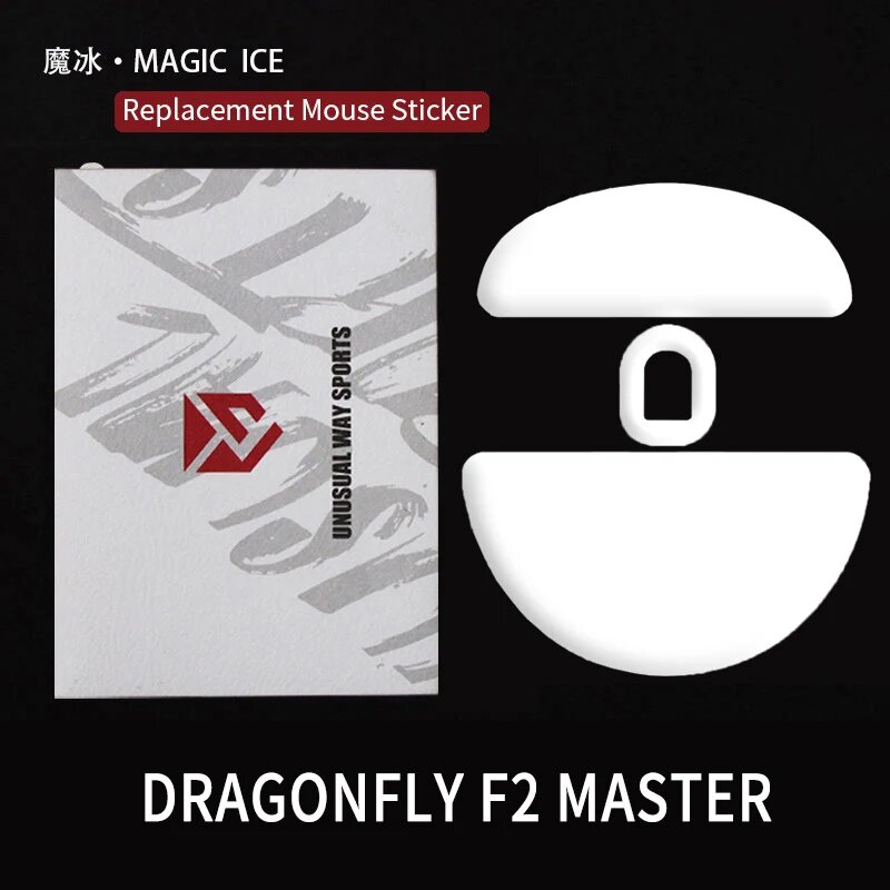 UnusualWaySports Mouse Skates Feet Dragonfly F2 Master PTFE Анти-коллапс