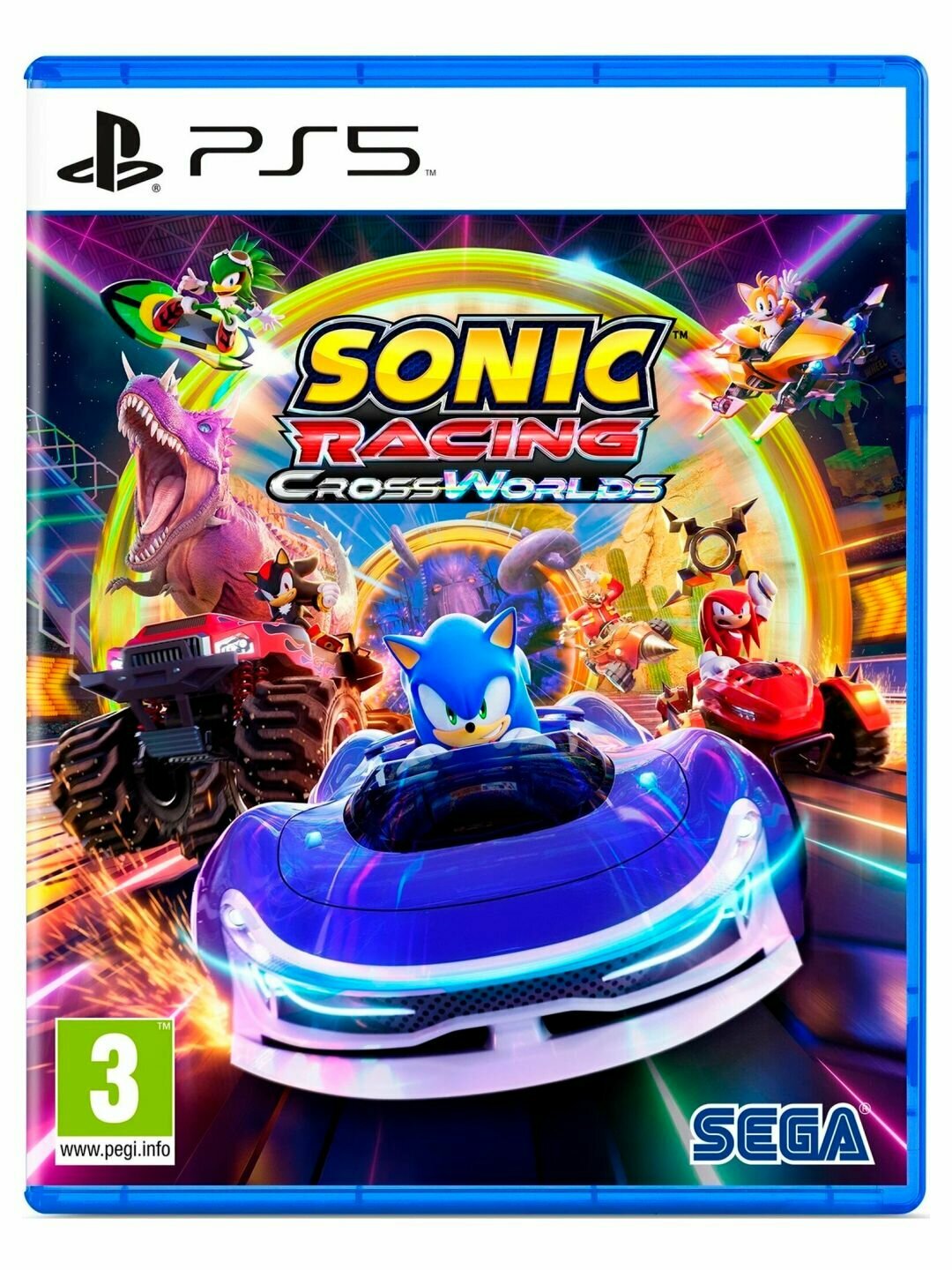 Игра Sonic Racing: Cross Worlds для PS5 (Playstation 5, Диск, Русские субтитры)