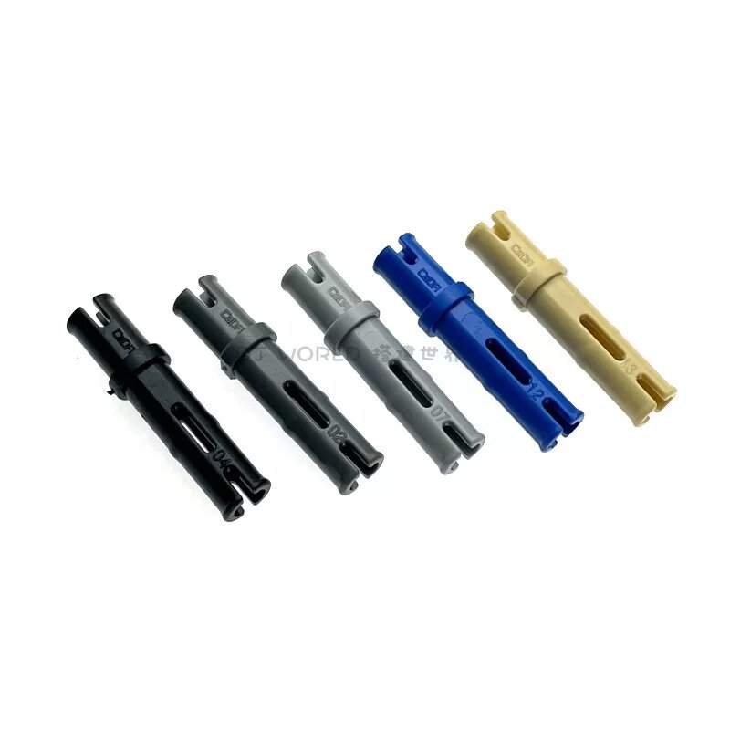 LEGO 32556 3-единичный гладкий штифт, 200г, Совместимая деталь LEGO, Пластиковая деталь для конструкторов