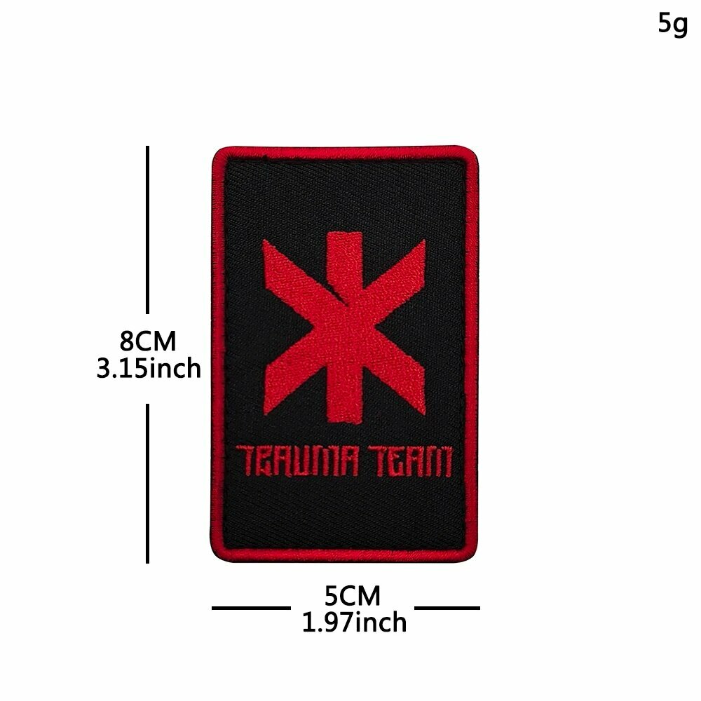 Нашивка Trauma Team, 8x5 см, Цвет: V01863-6
