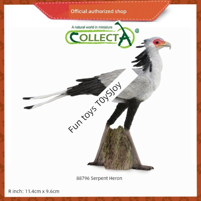 CollectA Секретарь-птица модель игрушки для детей, 1:12, уникальная африканская птица образовательная игра