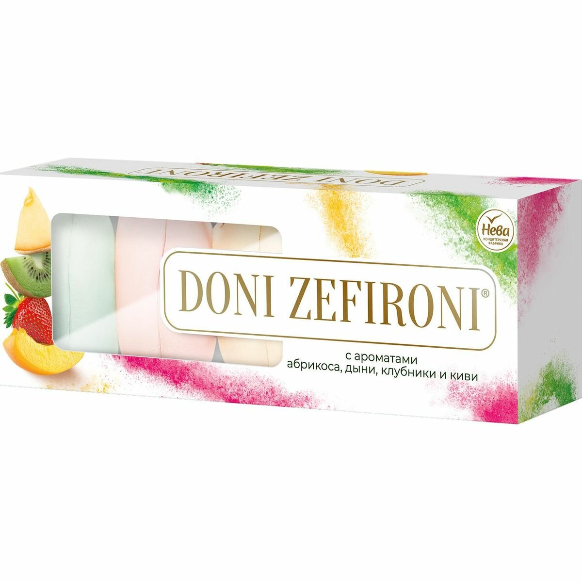 Зефир DONI ZEFIRONI Нева ароматизированный "Ассорти", 210г (2385699)