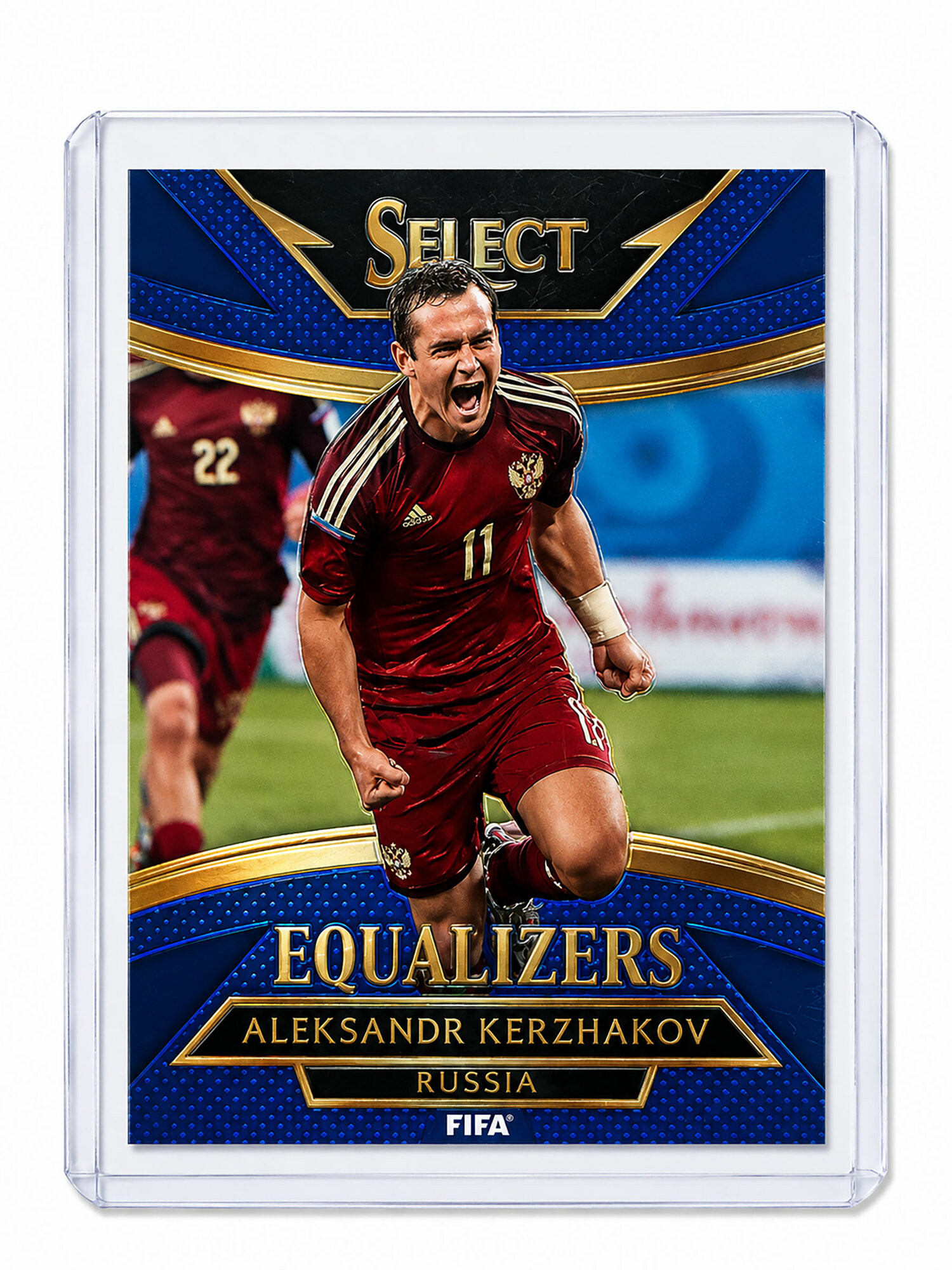 Коллекционная карточка Panini Select Soccer 2015-16: #16 Aleksander Kerzhakov - Equalizers