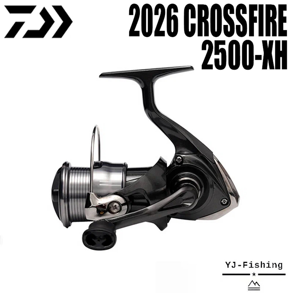 DAIWA 2026 CROSSFIRE LT2500-XH мощная быстрая катушка для спиннинговой ловли