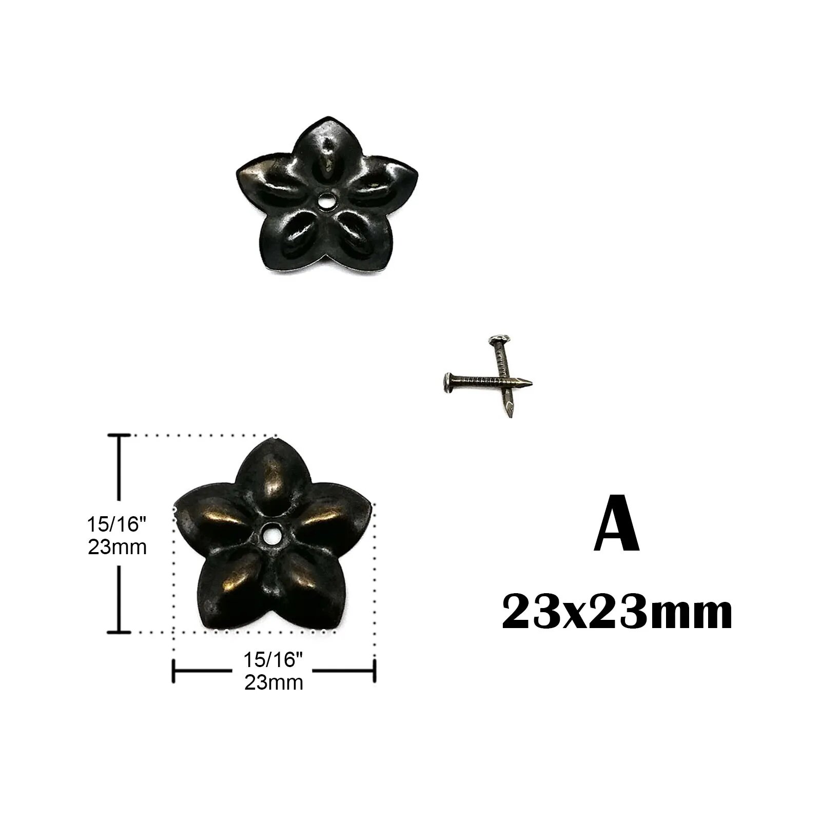 Набор декоративных гвоздей HZYUEGOU A 23x23mm