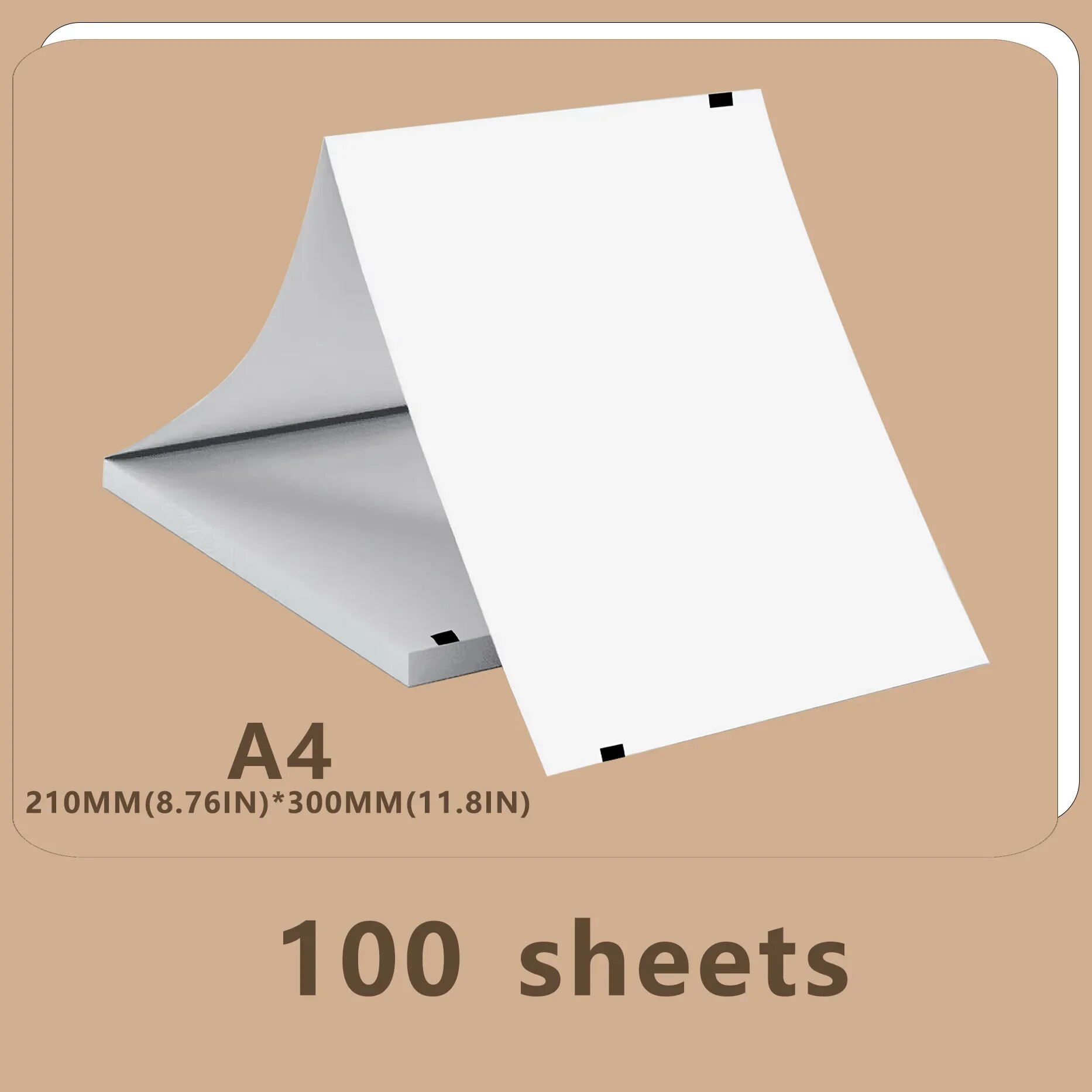 MAPPING Портативный Термопринтер А4 Белый, 100 sheets