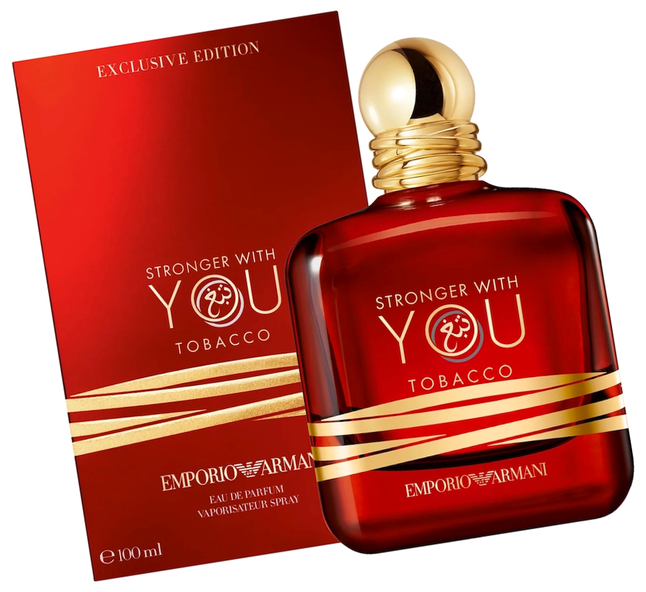 Парфюмерная вода для мужчин Джорджио Армани Тобакко 100 мл - Stronger With You Tobacco Armani