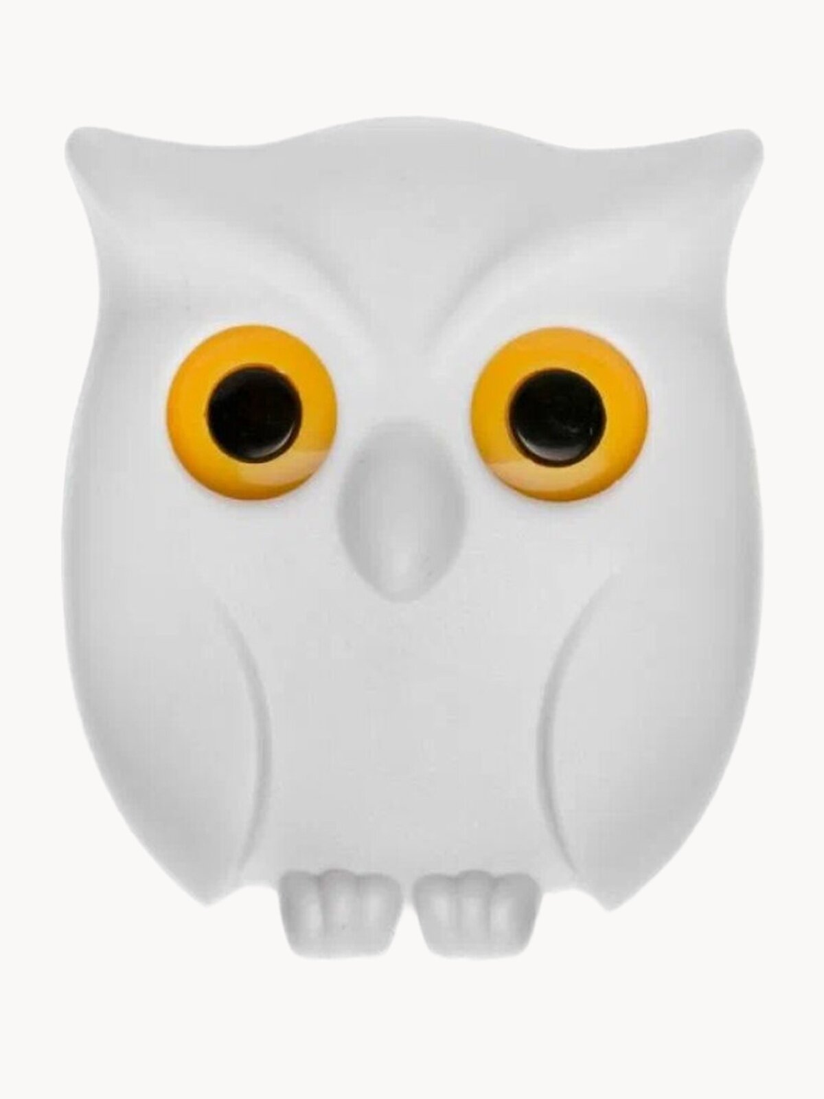 Магнитная настенная ключница в прихожую, 2 варианта крепления. "Белая сова"