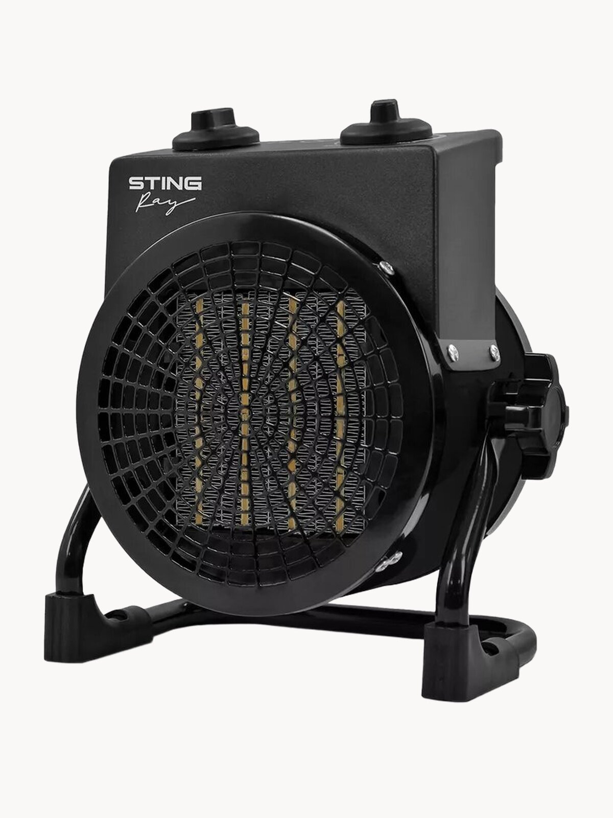 Обогреватель тепловая пушка тепловентилятор STINGRAY ST-FH1041A черный жемчуг