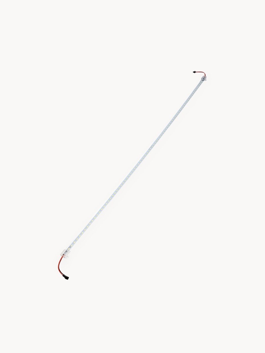 Светильник линейка 1 метр, в корпусе, 12 Вт, 1800 Лм, SMD5630, 76 Led, 6500 K, 220 В