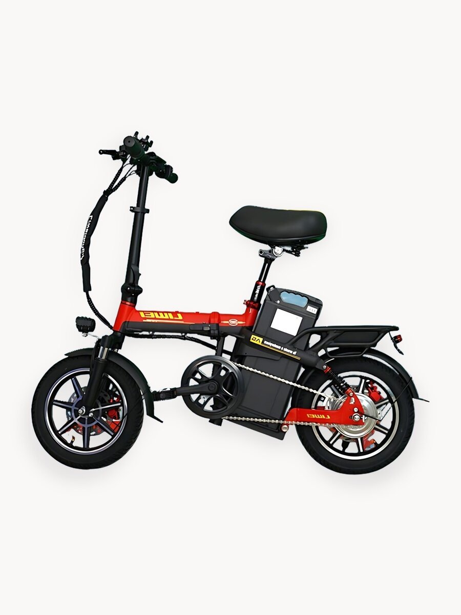 Электровелосипед для взрослых (противоскользящие пневматические шины), оснащенный системой круиз-контроля 48 В/32 Ач