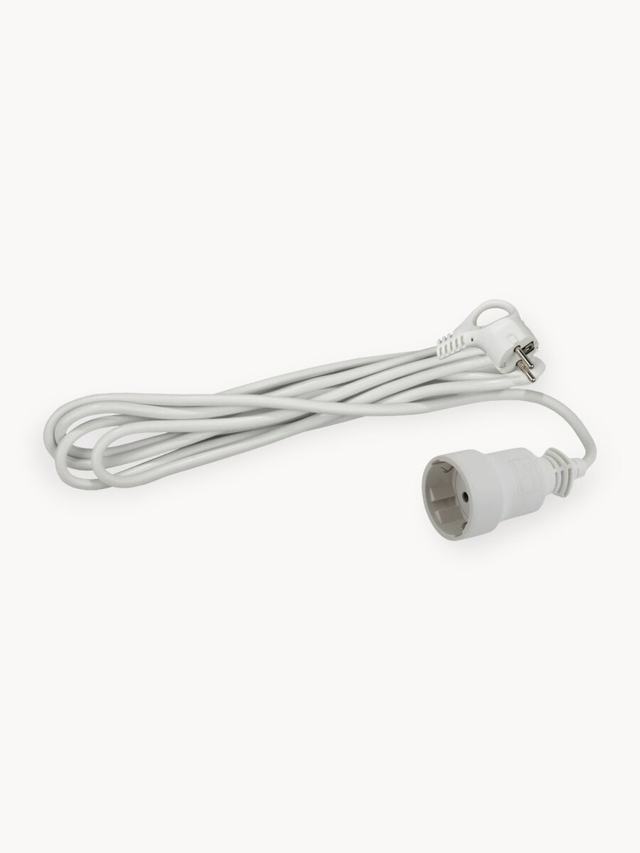 Удлинитель сетевой электрический с заземлением ЭРА UX-1е-5m ЭРА 1 розетка, 5м, 10А, 3x0,75мм2