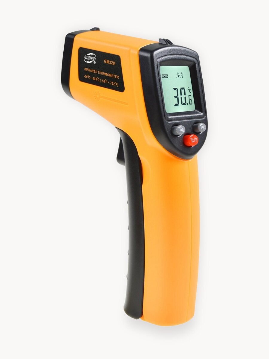 Пирометр бесконтактный Benetech GM320, дальность 1м