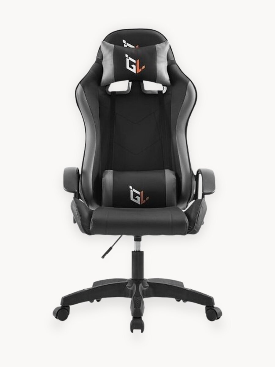 Кресло геймерское Gamelab NOMAD Black (экокожа, черный)