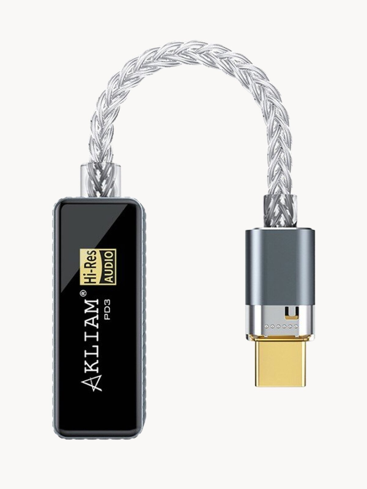 ЦАП AkLIAM "PD3", портативный, USB, поддержка DSD, 384КГц, чёрный