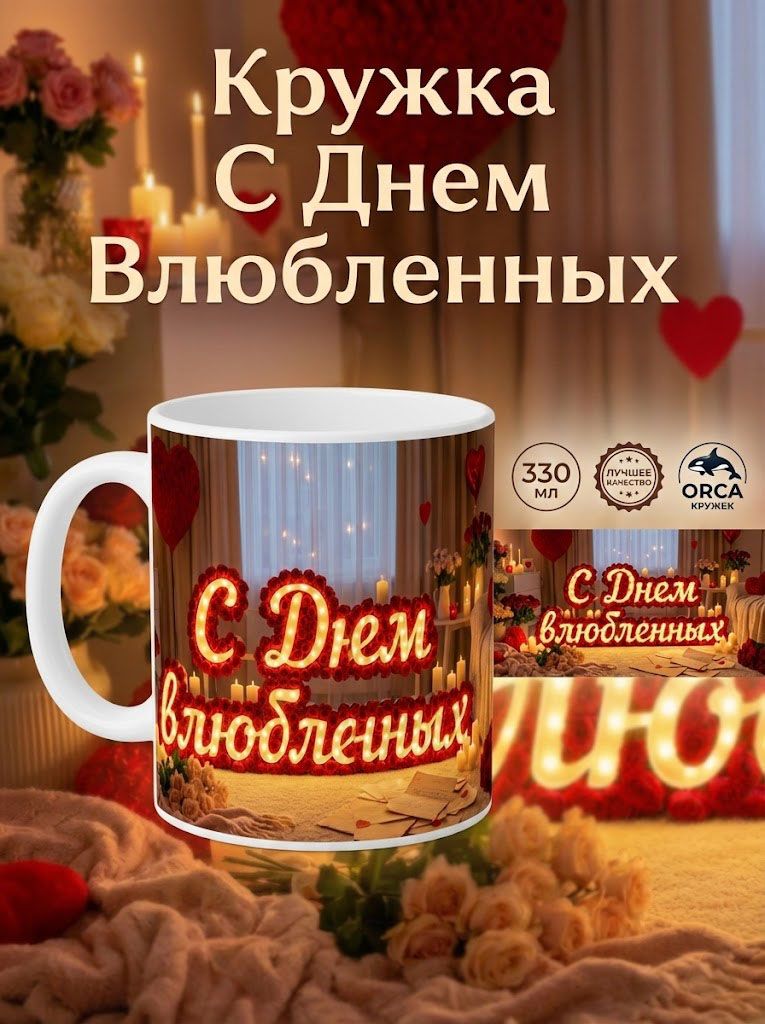 Кружка С Днем Влюбленных