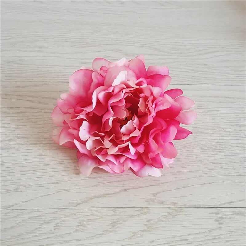 Искусственные цветы пионы YEAHBUY, 2 шт, 12 цветов Розовый, Розовый, dark pink