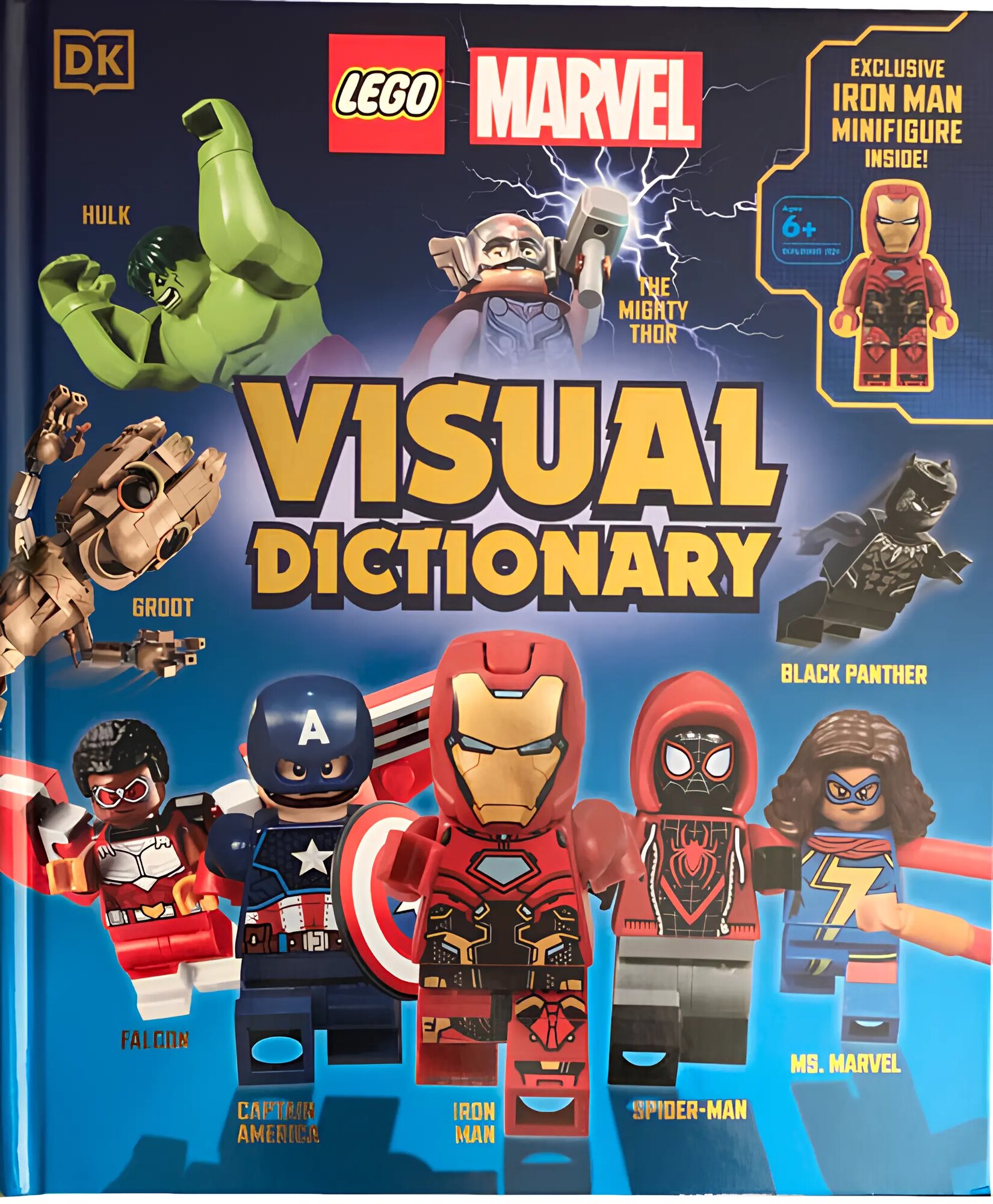 Книга с фигуркой LEGO Marvel - Визуальный словарь