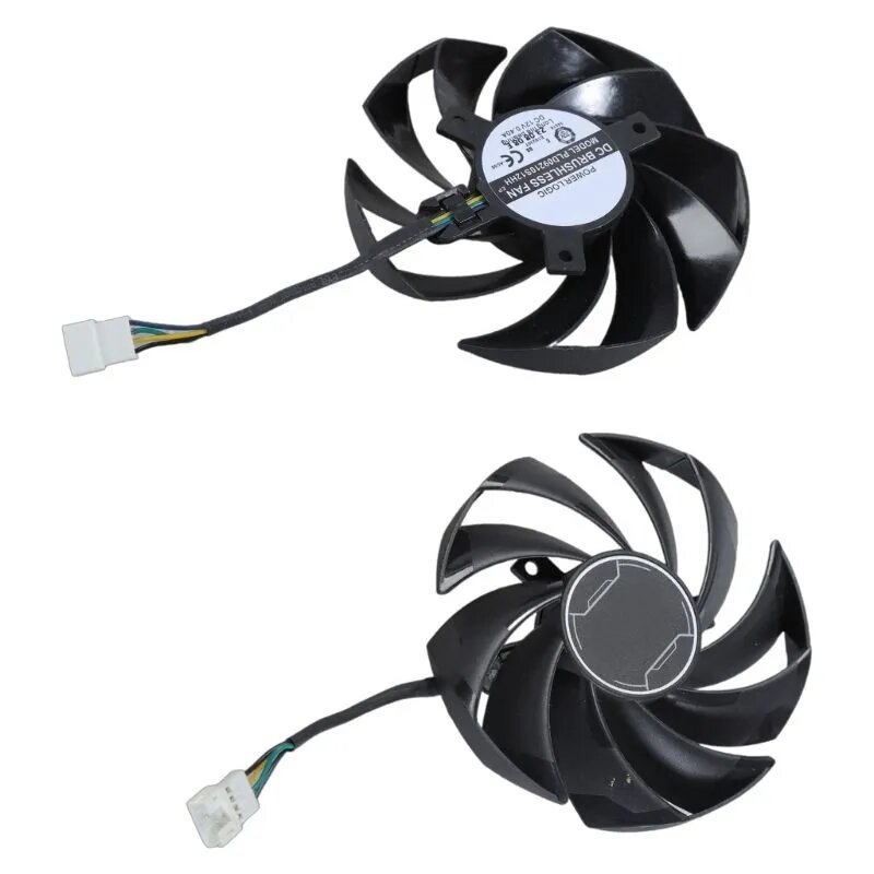 (1 комплект) Вентилятор видеокарты Msi RTX4060 4060Ti Vantage 2X-полный комплект