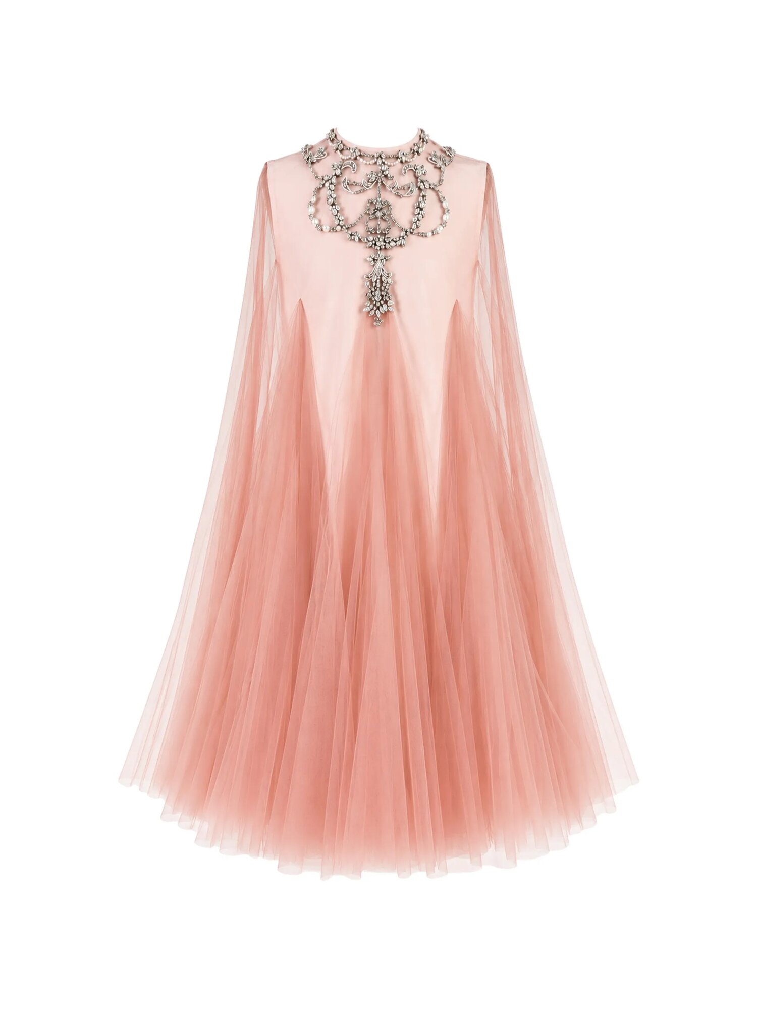 Платье Crystal-embellished panelled dress