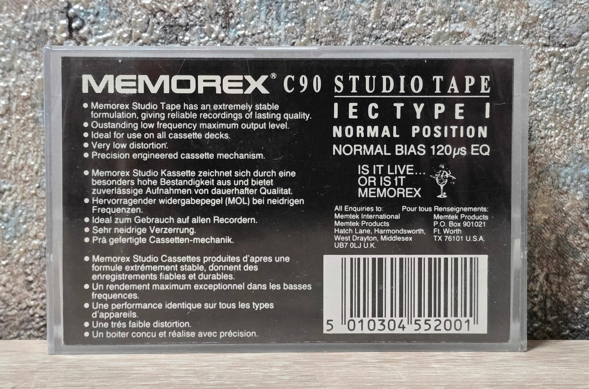Аудиокассета Memorex STUDIO — фото 1