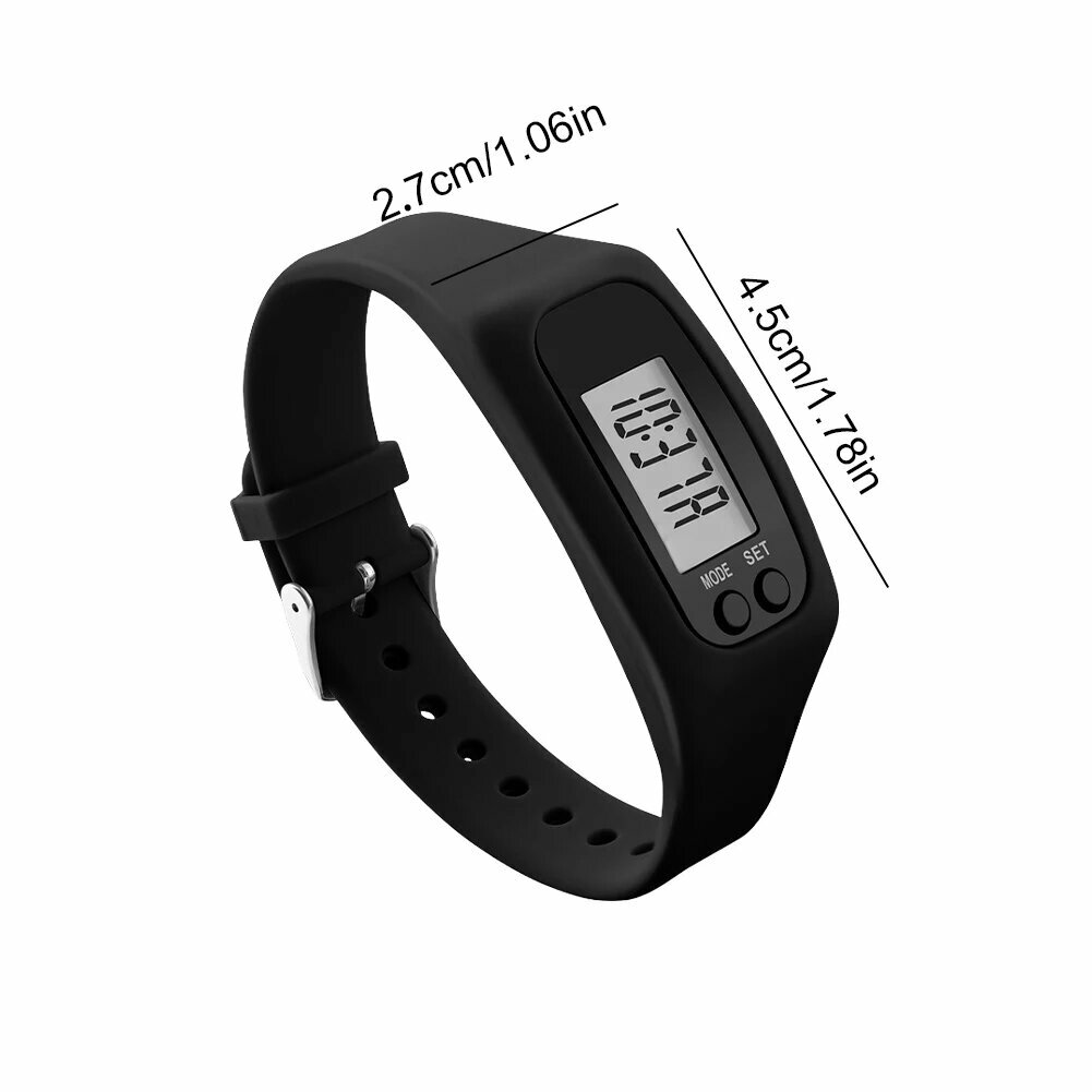 JOCESTYLE LED шагомер Черный, Black