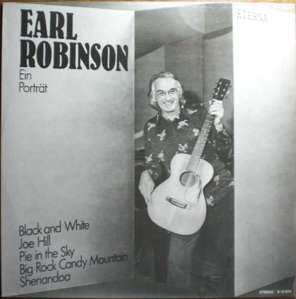 Earl Robinson - Ein Portrat (1LP ETERNA, ГДР 1974, EX/VG)