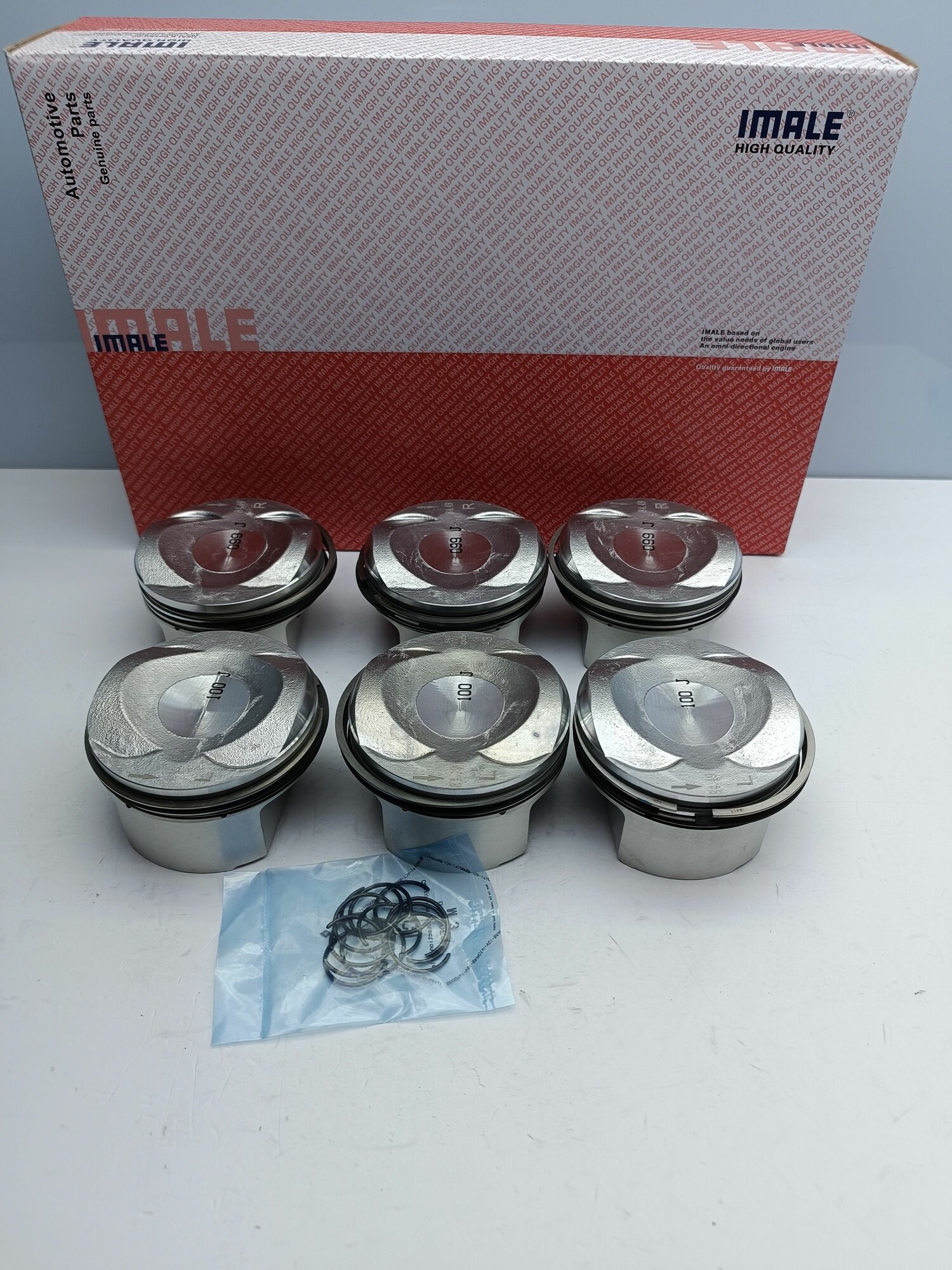 Комплект новых поршней VW VAG 3.2 AUK IMALE/IMLENG I01001022 06E107065CK