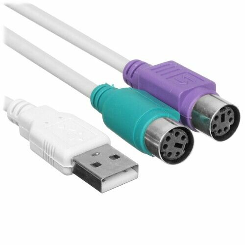 Кабель USB 2.0 Type-A - PS/2 x2 — фото 1
