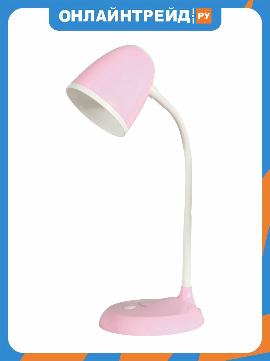 Настольная лампа Uniel Standard TLI-228 Pink E27 (UL-00003653) .