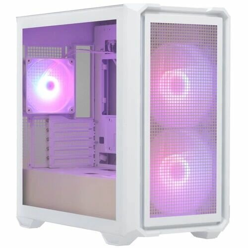 Компьютерный корпус Cougar MX600 MINI RGB (MX600 MINI RGB) белый - Mini Tower, Micro-ATX, USB 2.0 Type-A, USB 3.2 Gen 1 Type-A
