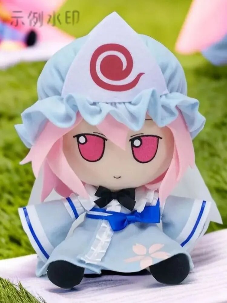 Аниме Мягкие Игрушки TouHou Project Fumo Yuyuko Saigyouji / Ююко Сайгедзи Фумо Игрушка Антистресс 20 CM