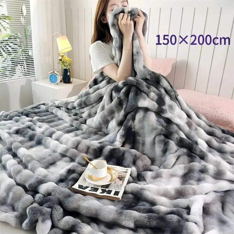 Плед 150x200 см велсофт белый