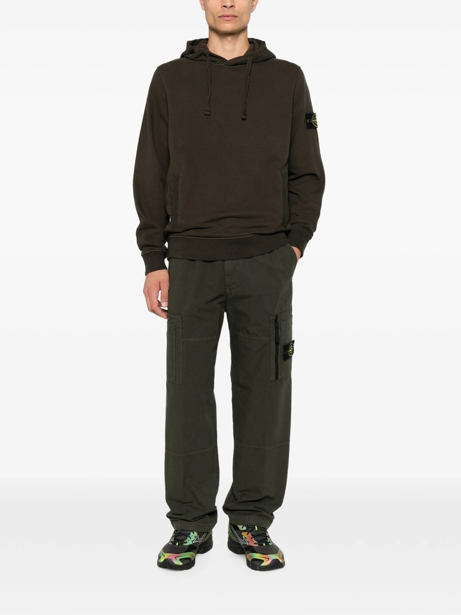 Худи Stone Island Compass-patch hoodie, размер S — фото 1