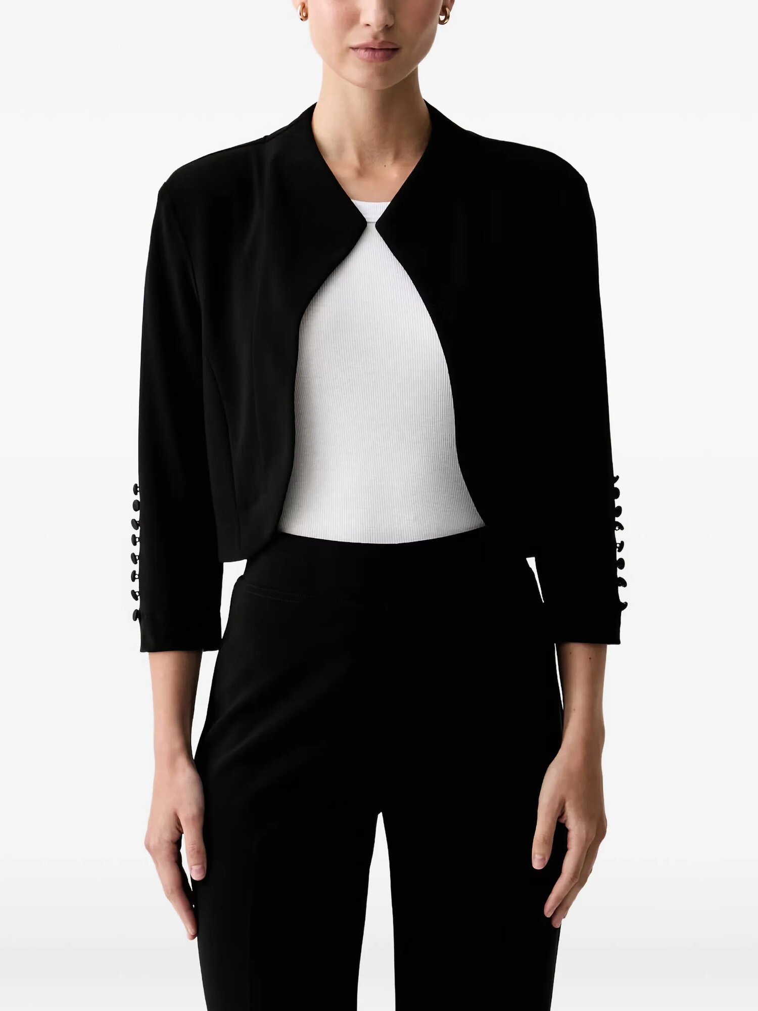 Куртка Button-cuff cropped jacket