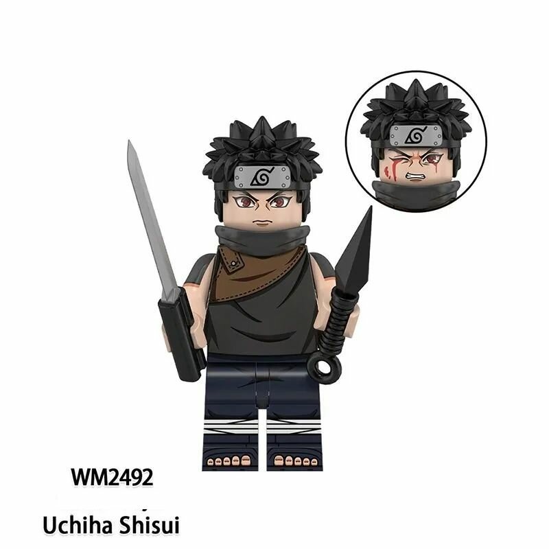 Фигурка конструктор Шисуи Учиха / Naruto / Аниме наруто (14+)