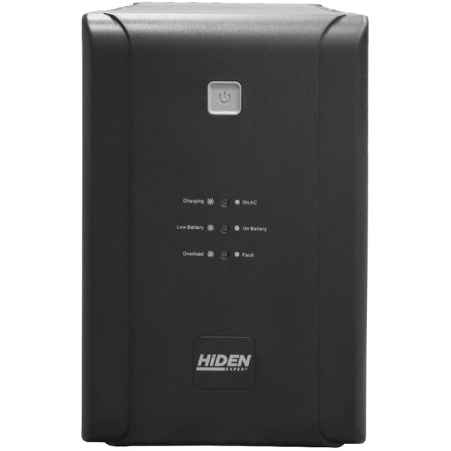 ИБП Hiden ИБП EXPERT 4xSchuko+2хIEC C13 LED, USB ULS1000E 1000ВА/600Вт — фото 1