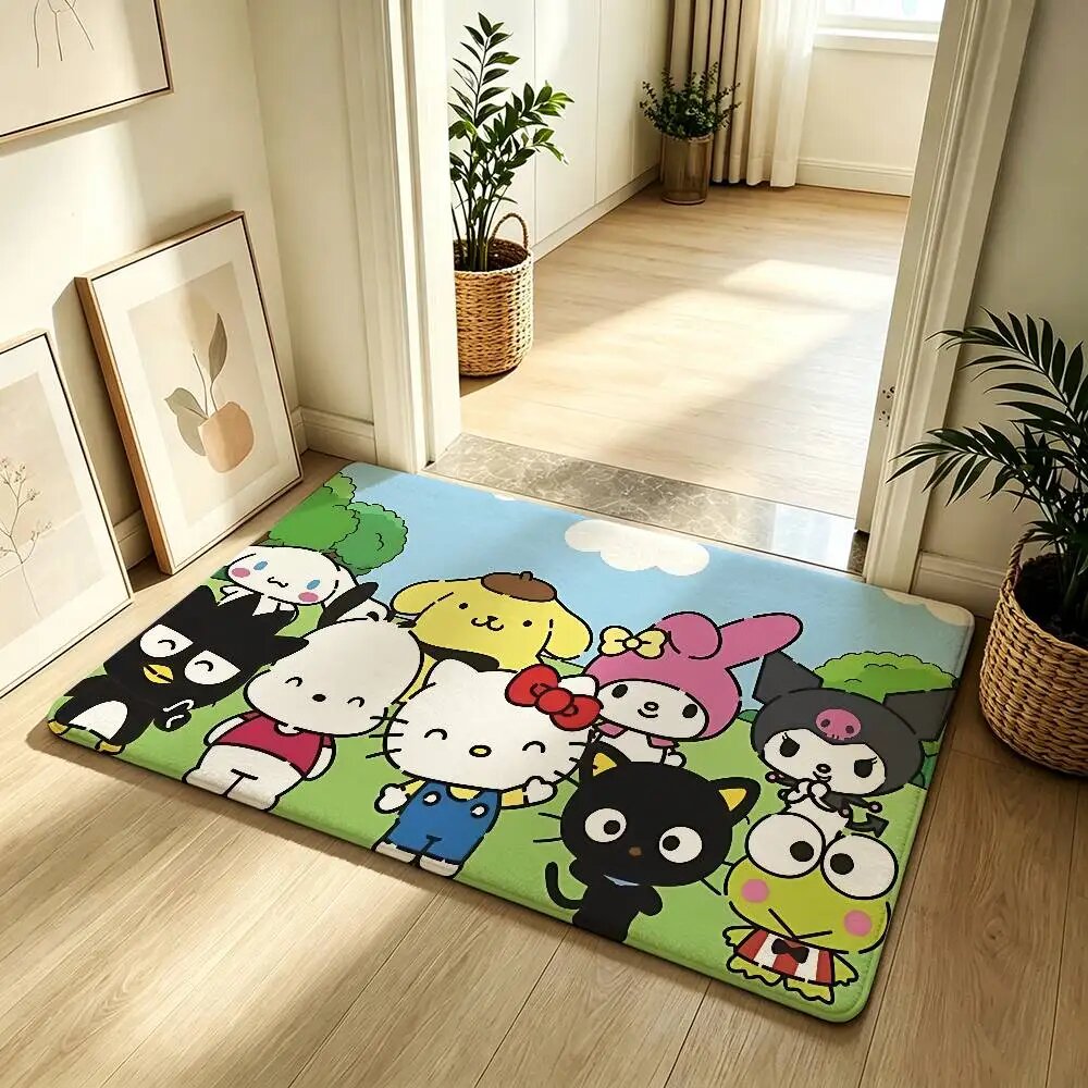 Коврик Hello Kitty с персонажами, цвет z13