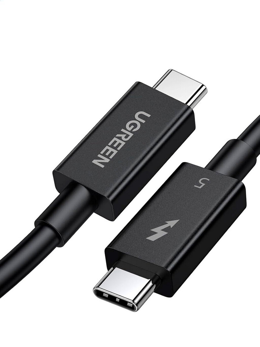 Кабель UGREEN L703 (45996) ThunderboltTM 5 Cable Черный Thunderbolt 5
